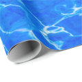 Fresh Blue Water Wrapping Paper | Zazzle