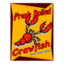 Fresh Boiled Crawfish Poster | Zazzle