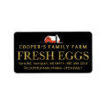 FRESH EGGS carton shipping & address labels | Zazzle