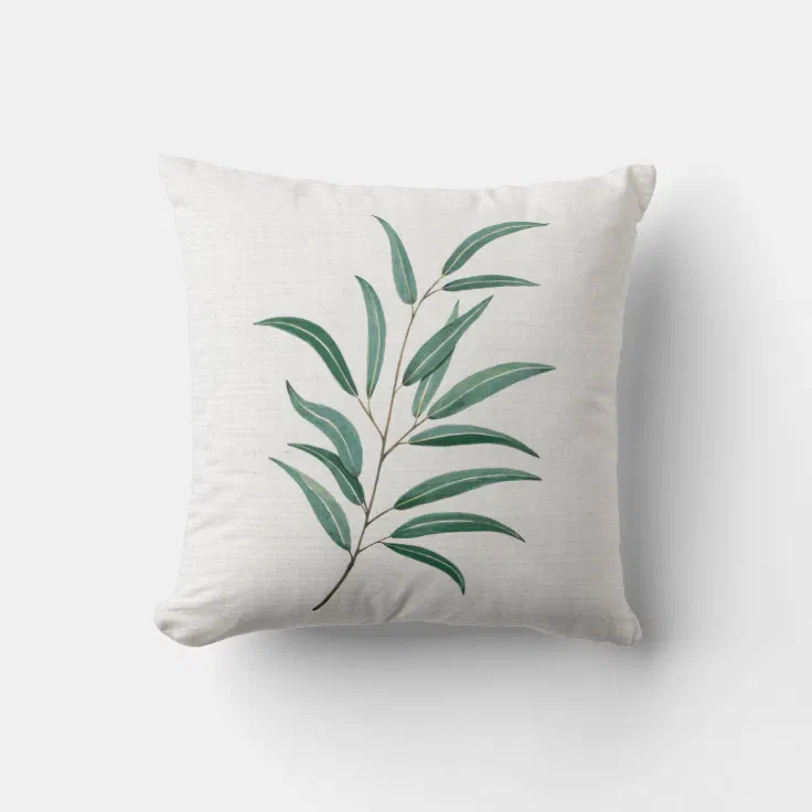 Fresh, Elegant Summer Botanicals Cushions | Zazzle