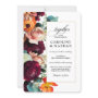 Fresh Fall Romantic Floral Wedding Invitation | Zazzle