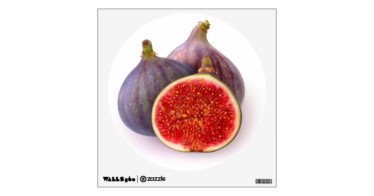 Fresh figs wall sticker | Zazzle