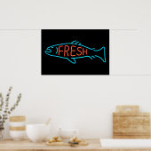 Fresh Fish Neon Sign | Zazzle