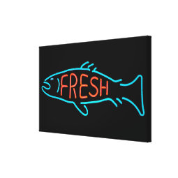 Fresh Fish Neon Sign | Zazzle