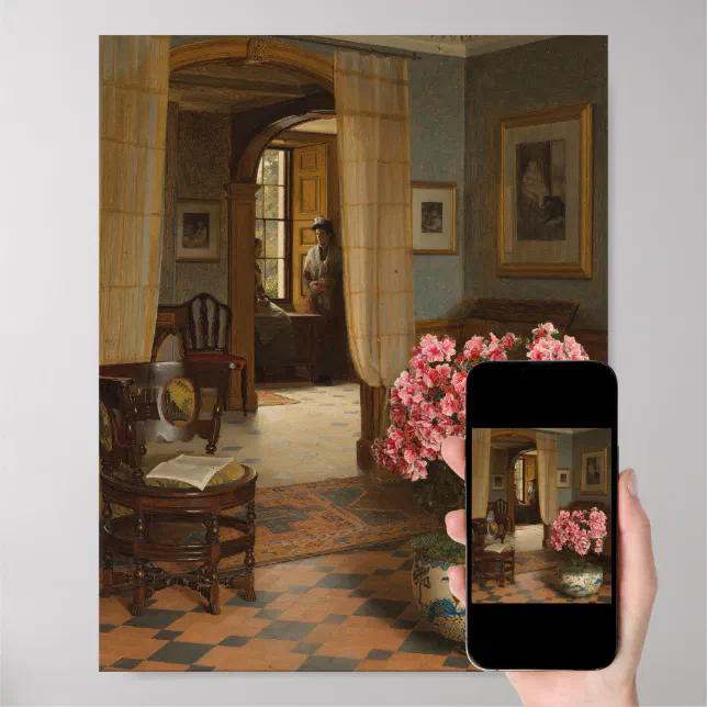 Fresh from the Greenhouse | Jessica Hayllar Poster | Zazzle