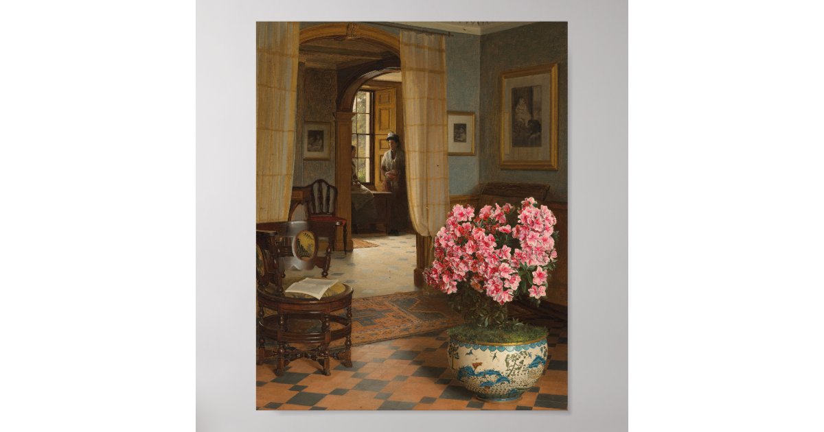 Fresh from the Greenhouse | Jessica Hayllar Poster | Zazzle
