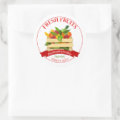 Fresh Fruits Label Sticker | Zazzle