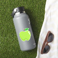 Fresh green apple sticker | Zazzle