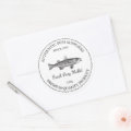 Fresh Grey Mullet Fish Packaging Label | Zazzle