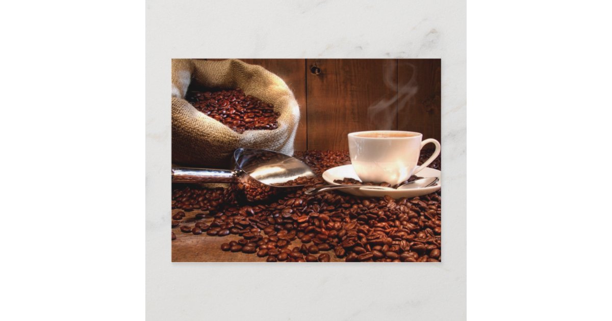 Fresh Ground Coffee Postcard | Zazzle