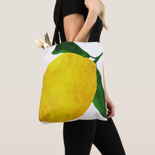Fresh Lemon Shopping Tote Bag | Zazzle.com