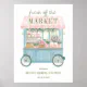Fresh Off The Market Bridal Shower Welcome Sign | Zazzle