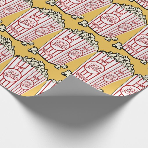Fresh Popcorn Wrapping Paper | Zazzle
