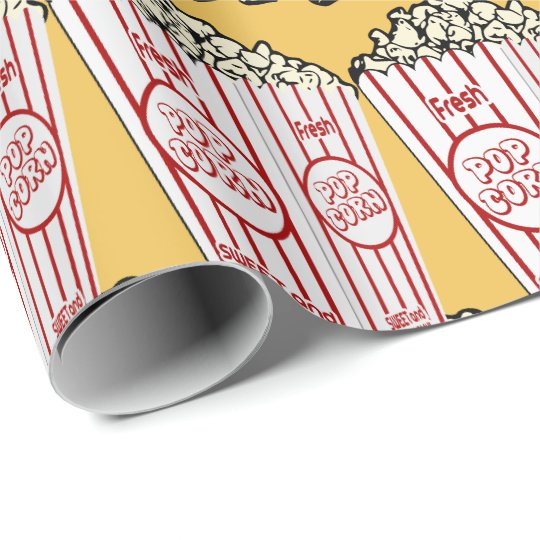 Fresh Popcorn Wrapping Paper | Zazzle.com