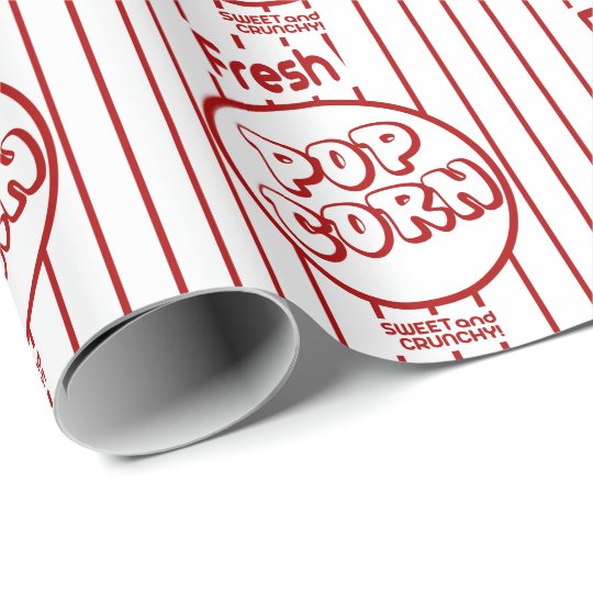 Fresh Popcorn Wrapping Paper | Zazzle.com