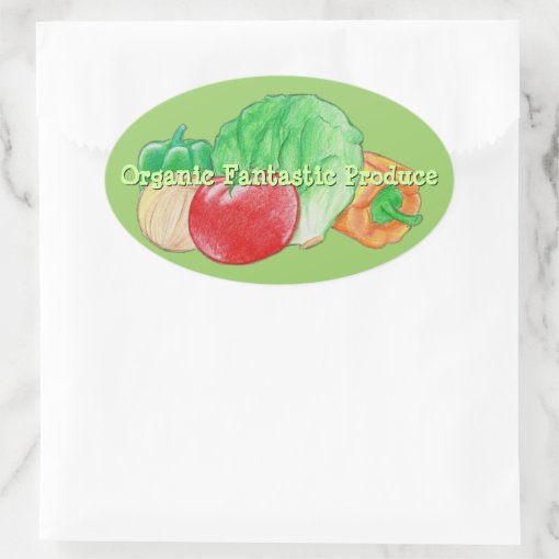 Fresh Produce Stickers | Zazzle