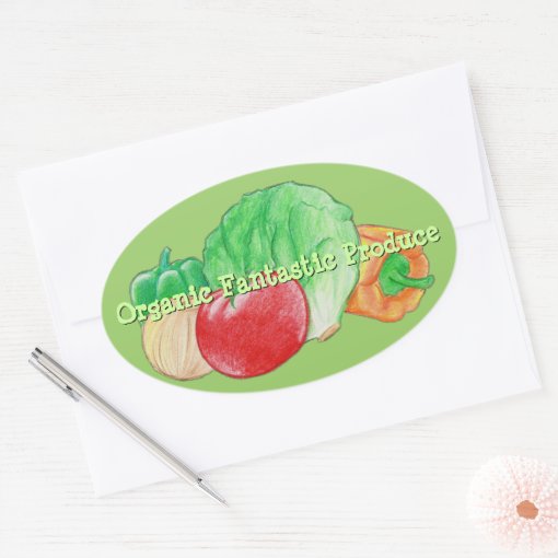 Fresh Produce Stickers | Zazzle
