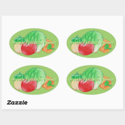 Fresh Produce Stickers | Zazzle