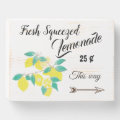 Fresh Squeezed Lemonade Rustic Wooden Box Sign | Zazzle