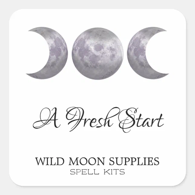Fresh Start Spell Kit Labels | Zazzle