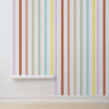 Fresh Stripes Pattern Wallpaper Wallpaper | Zazzle