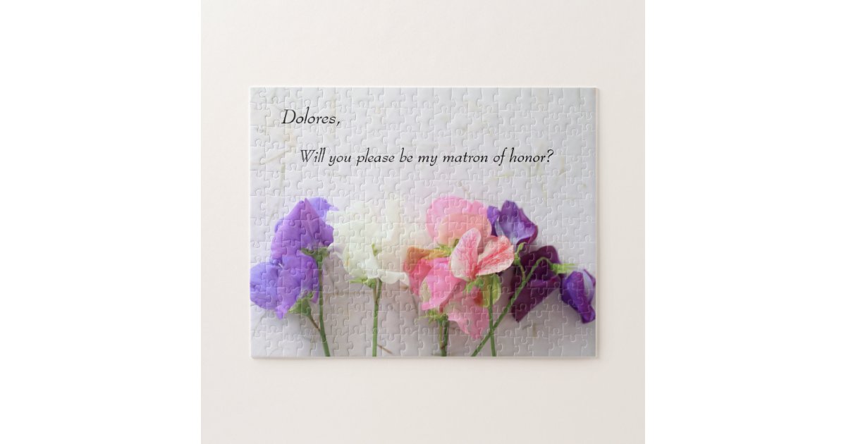Fresh sweet peas jigsaw puzzle | Zazzle