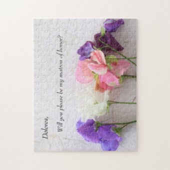 Fresh sweet peas jigsaw puzzle | Zazzle