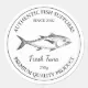 Fresh Tuna Fish Packaging Label | Zazzle