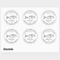 Fresh Tuna Fish Packaging Label | Zazzle