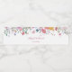 Fresh Wildflowers Wedding Water Bottle Label | Zazzle