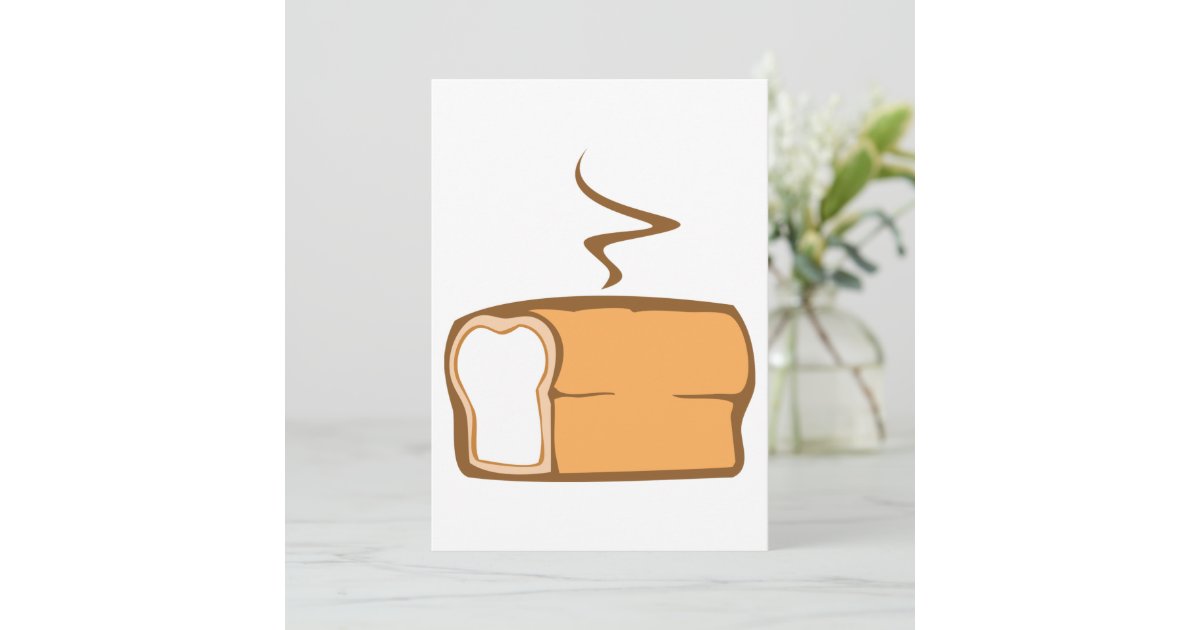 Freshly Baked Loaf Of Bread Invitation | Zazzle