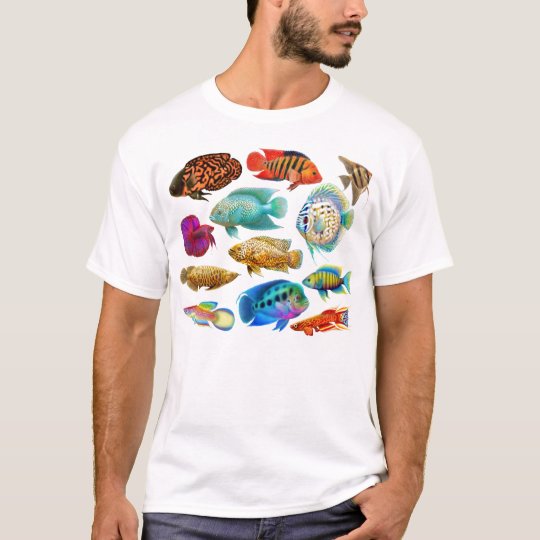 Freshwater Aquarium Fishes T-Shirt | Zazzle.com