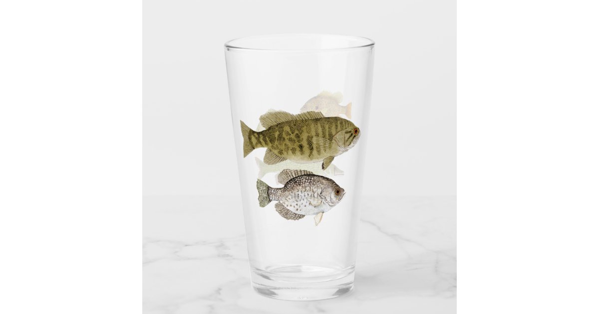 Freshwater Fish Pint Glass | Zazzle