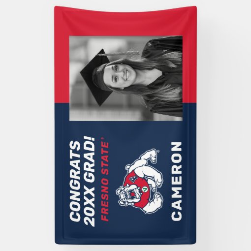 Fresno State Bulldog Graduation Banner | Zazzle