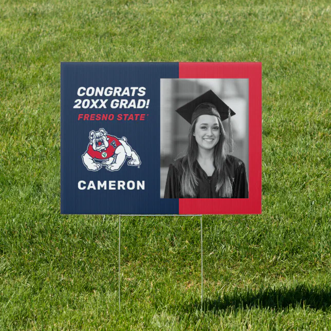 Fresno State Bulldog Graduation Sign | Zazzle