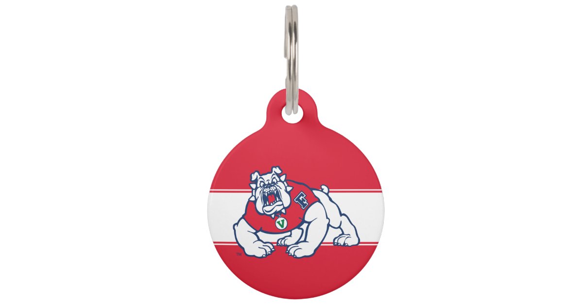 Fresno State Bulldog Pet ID Tag | Zazzle
