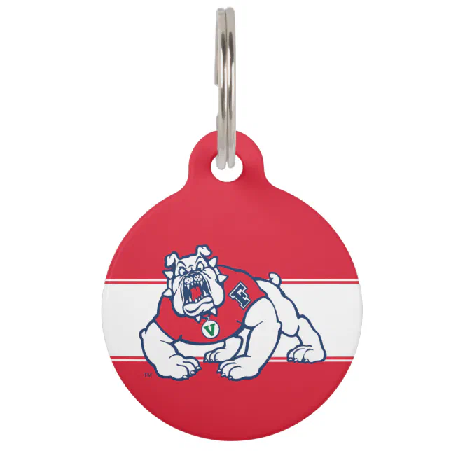 Fresno State Bulldog Pet ID Tag | Zazzle