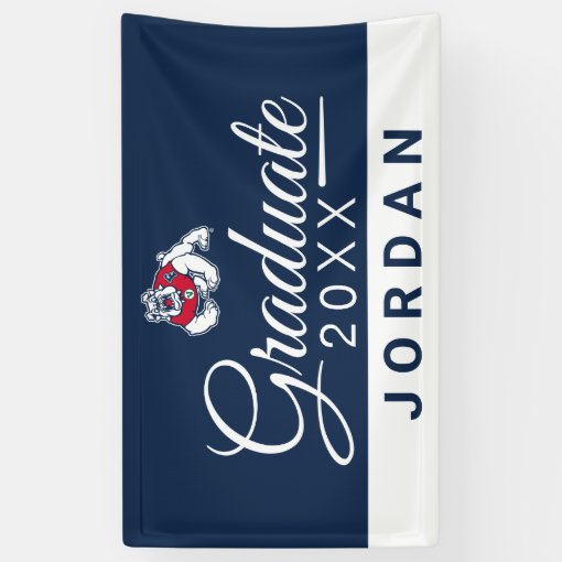 Fresno State Graduation Script Banner | Zazzle