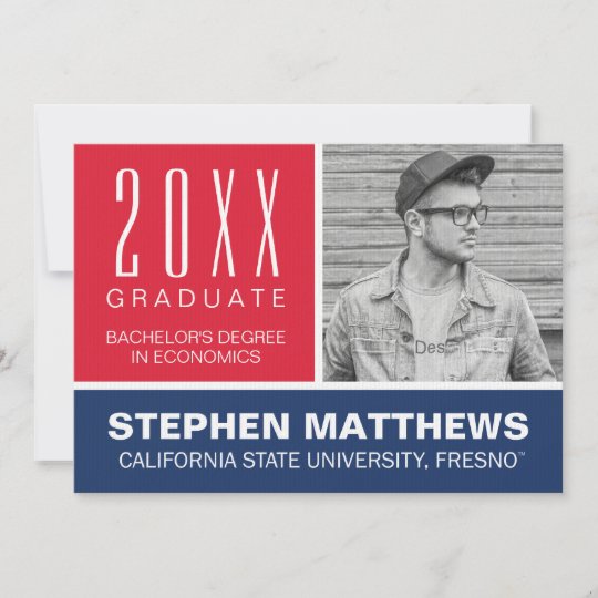 Fresno State University Graduation Announcement | Zazzle.com