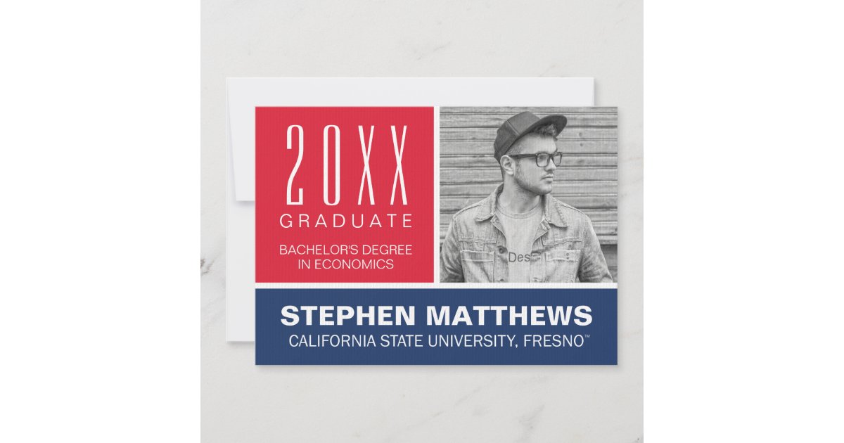 Fresno State University Graduation Announcement | Zazzle