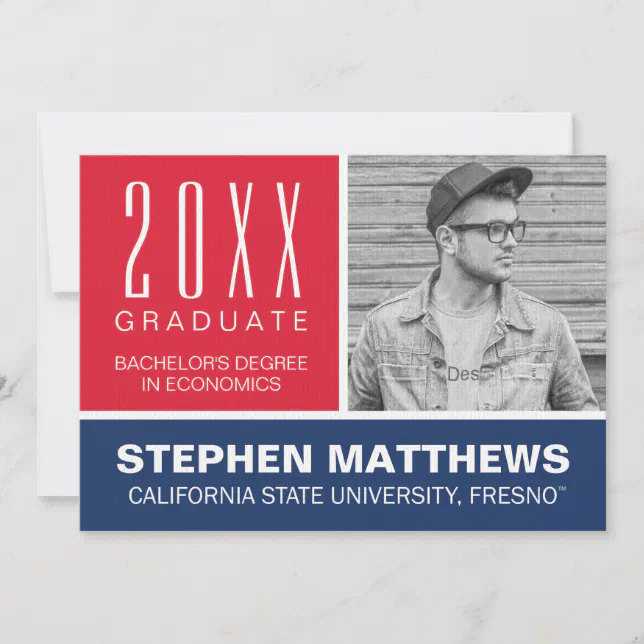 Fresno State University Graduation Announcement | Zazzle