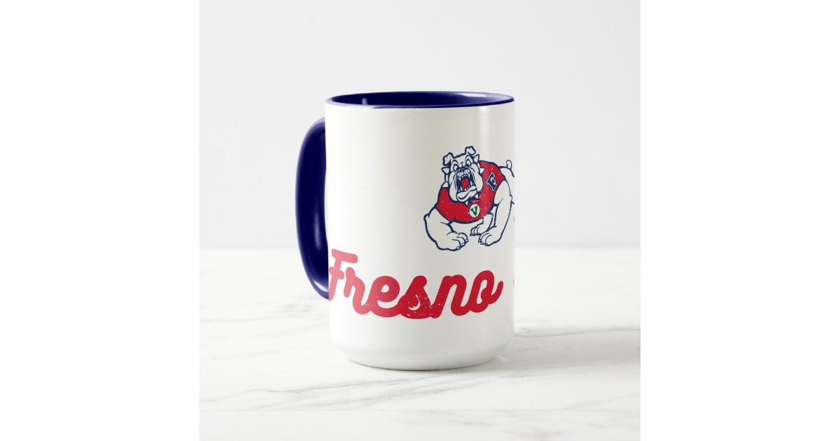 Fresno State | Vintage Script Logo Mug | Zazzle