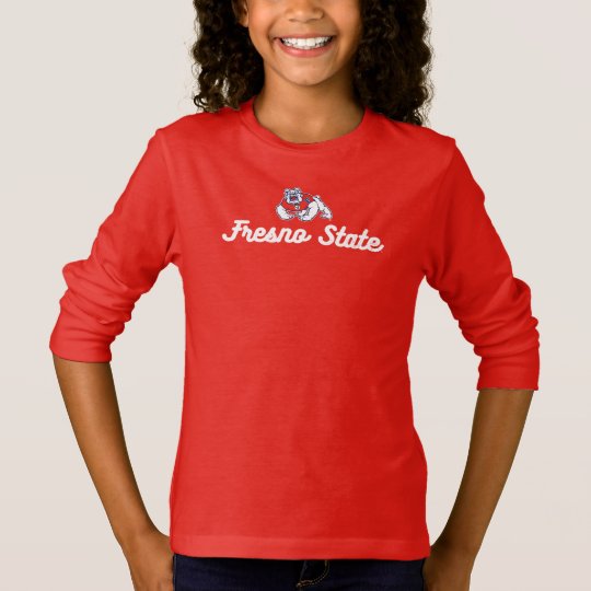 Fresno State | Vintage Script Logo T-Shirt | Zazzle.com