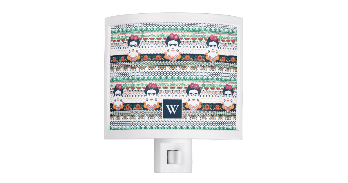 Frida Kahlo | Aztec Night Light | Zazzle