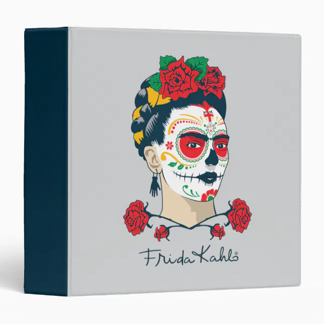 Frida Kahlo | El Día de los Muertos Binder | Zazzle