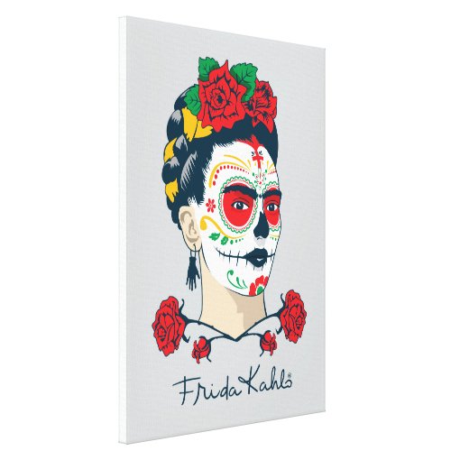 Frida Kahlo | El Día de los Muertos Canvas Print | Zazzle