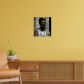 Frida Kahlo Lettering Portrait Poster | Zazzle