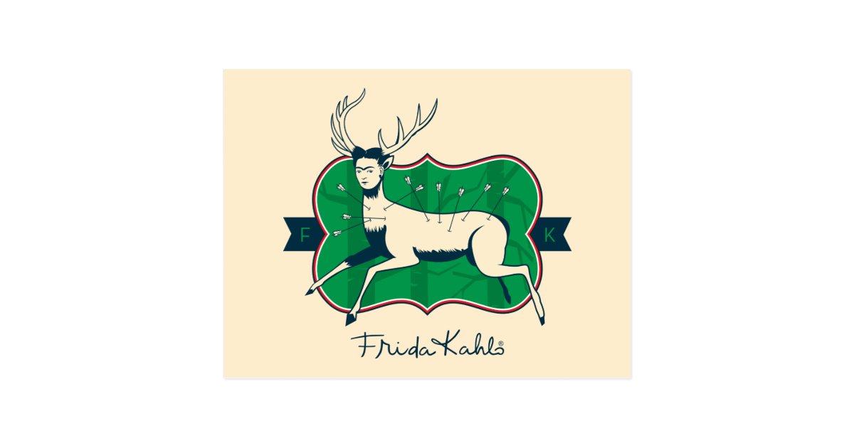 Frida Kahlo | The Wounded Deer Postcard | Zazzle.com