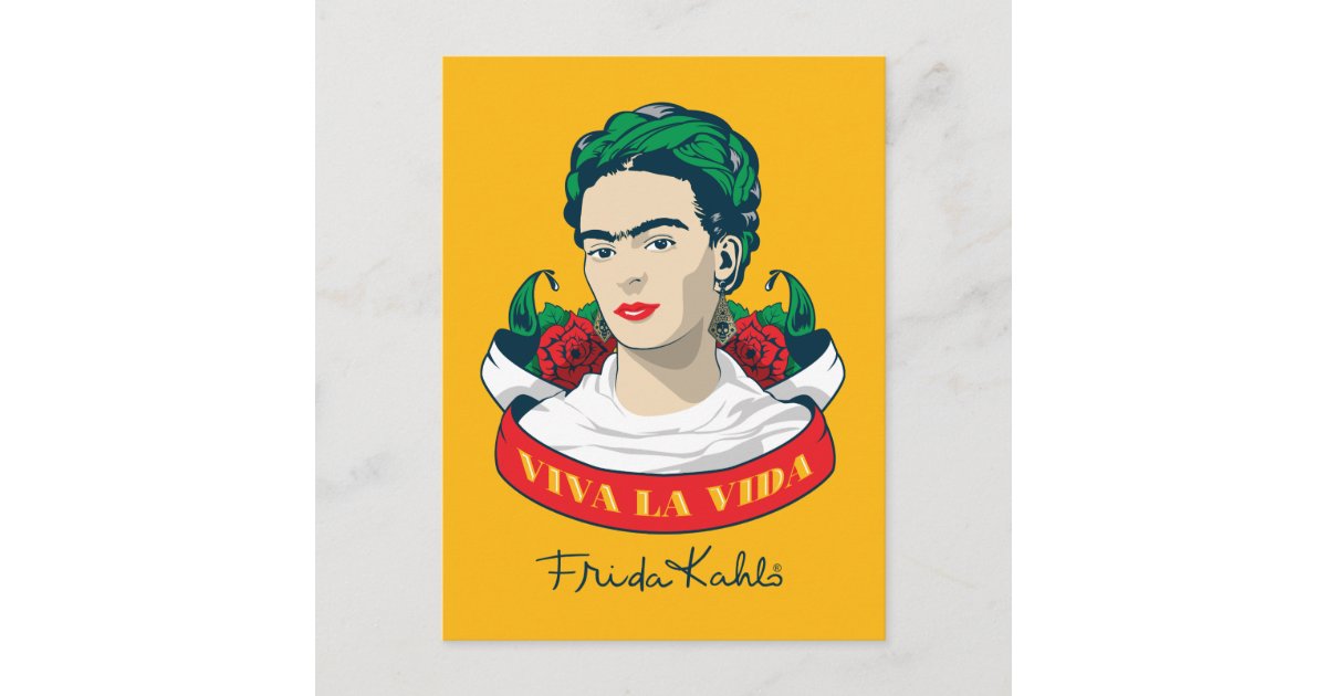 Frida Kahlo | Viva la Vida Postcard | Zazzle