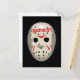 Friday the 13th | Hockey Mask Graphic Postcard | Zazzle